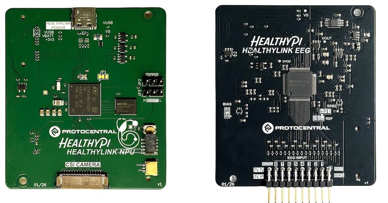 HealthyPi 6 - HealthyLink Expansion Modules - Edge AI & EEG | Crowd Supply