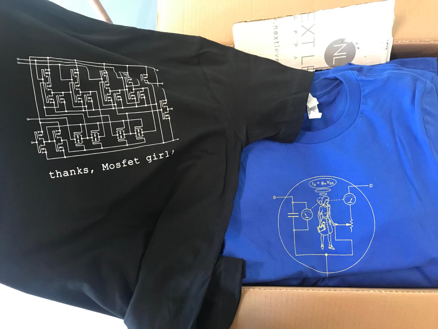 Mosfet Girl - Shirts in Stock! | Crowd Supply