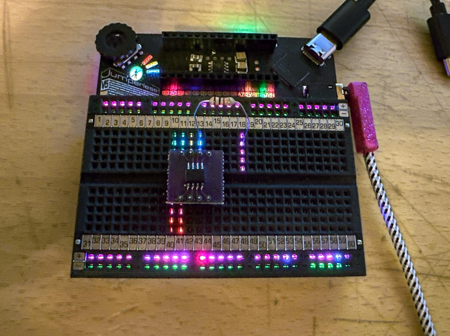 Jumperless V5 - A Series Of Tubes | Crowd Supply