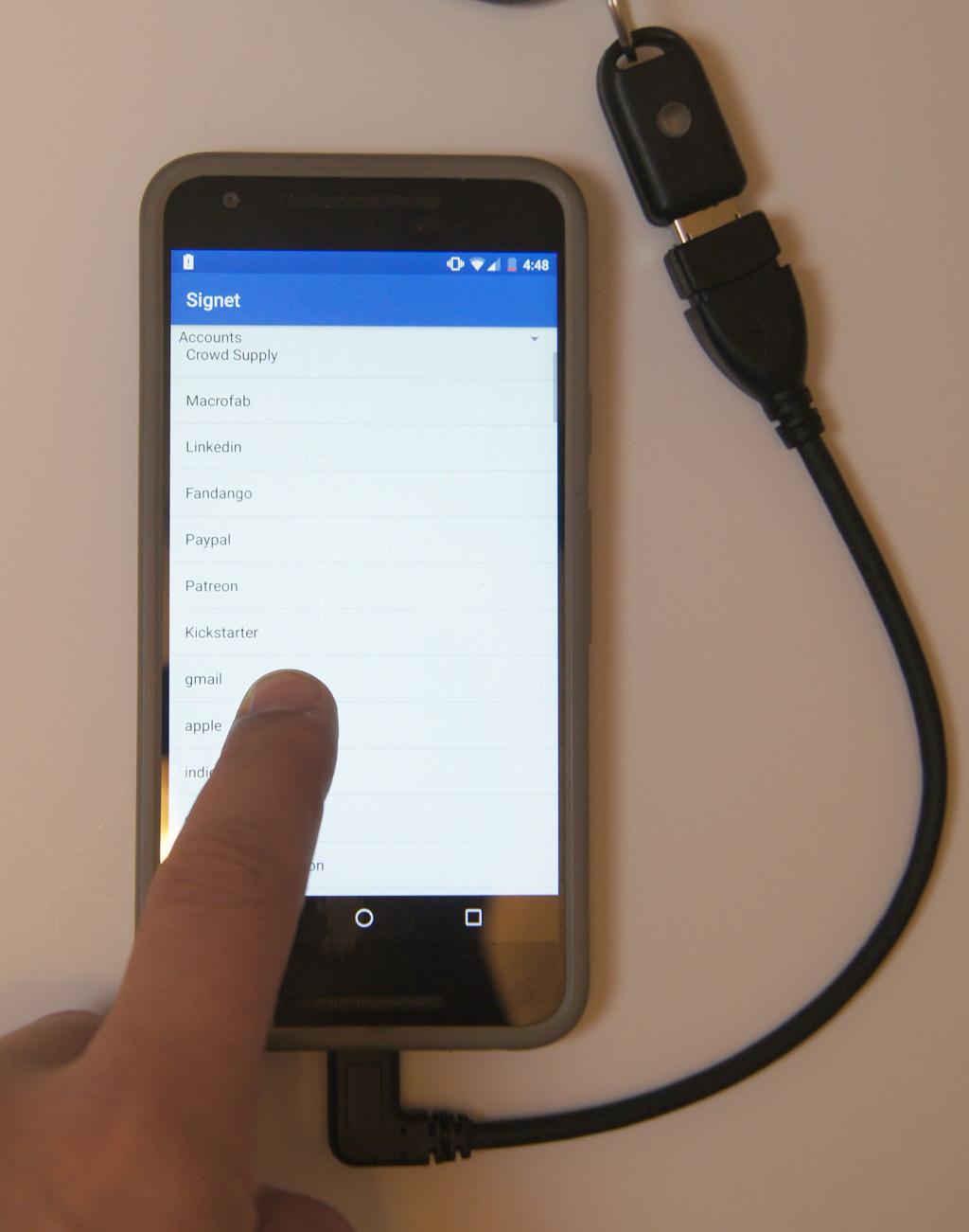 Signet - Android App and USB-C Cables | Crowd Supply