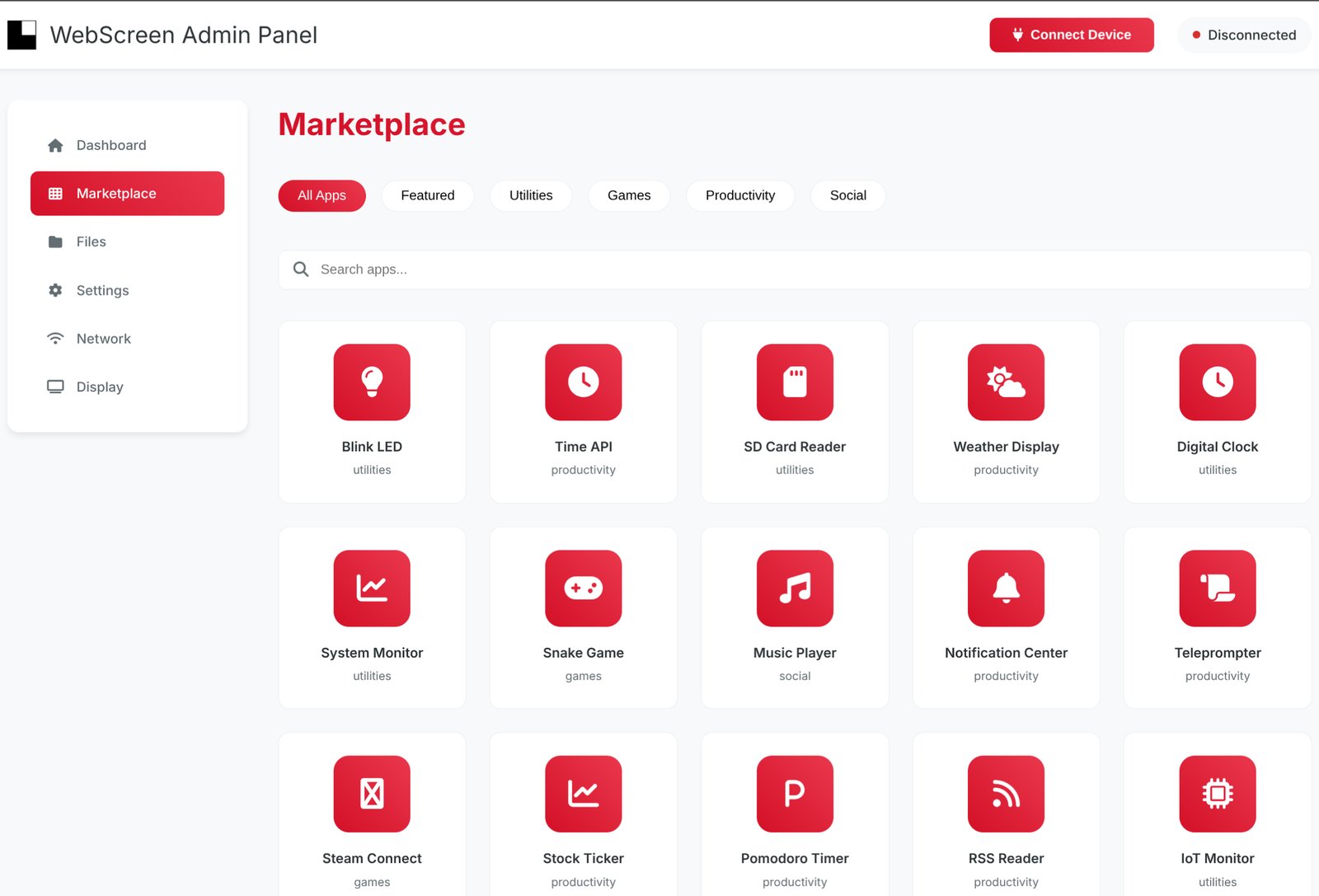 WebScreen - New Admin Tool with Demo! | Crowd Supply